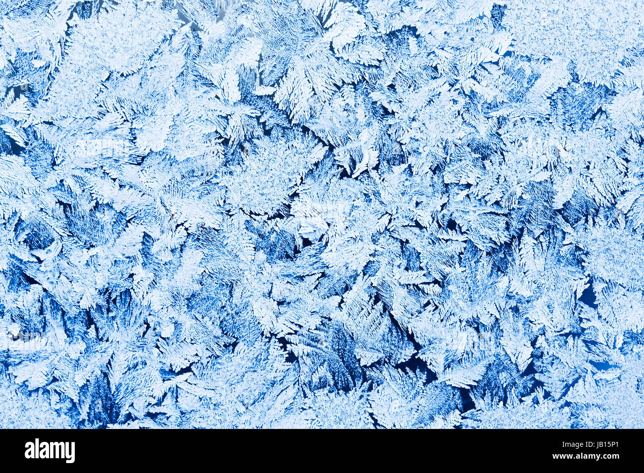 Beautiful pattern of frost on winter window Stock Photo - Alamy