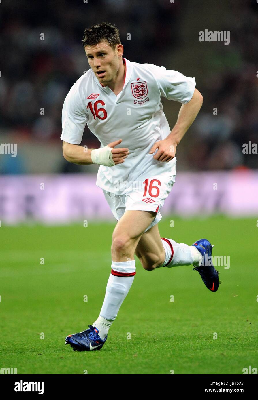 JAMES MILNER ENGLAND WEMBLEY STADIUM LONDON ENGLAND 29 February 2012 ...