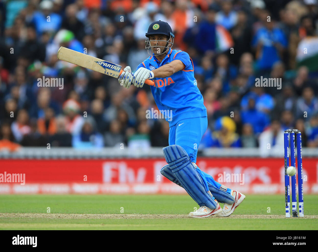 India's MS Dhoni during the ICC Champions Trophy, Group B match at The ...