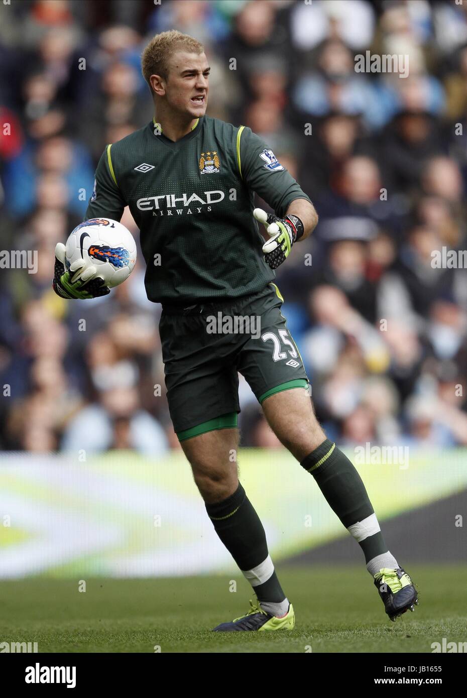 JOE HART MANCHESTER CITY FC MANCHESTER CITY FC ETIHAD STADIUM ...