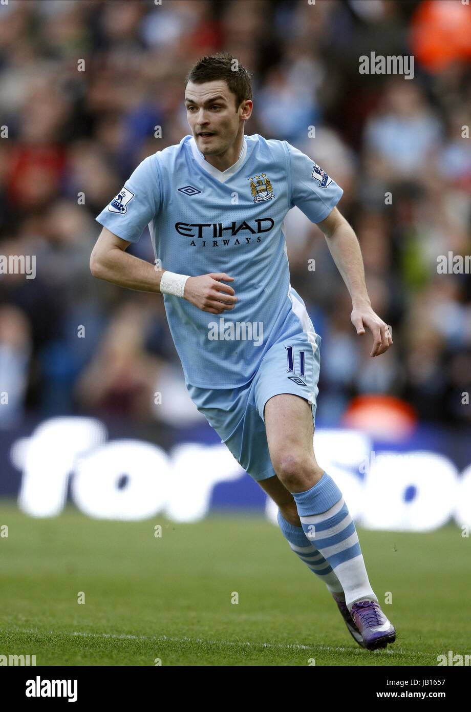 ADAM JOHNSON MANCHESTER CITY FC MANCHESTER CITY FC ETIHAD STADIUM ...