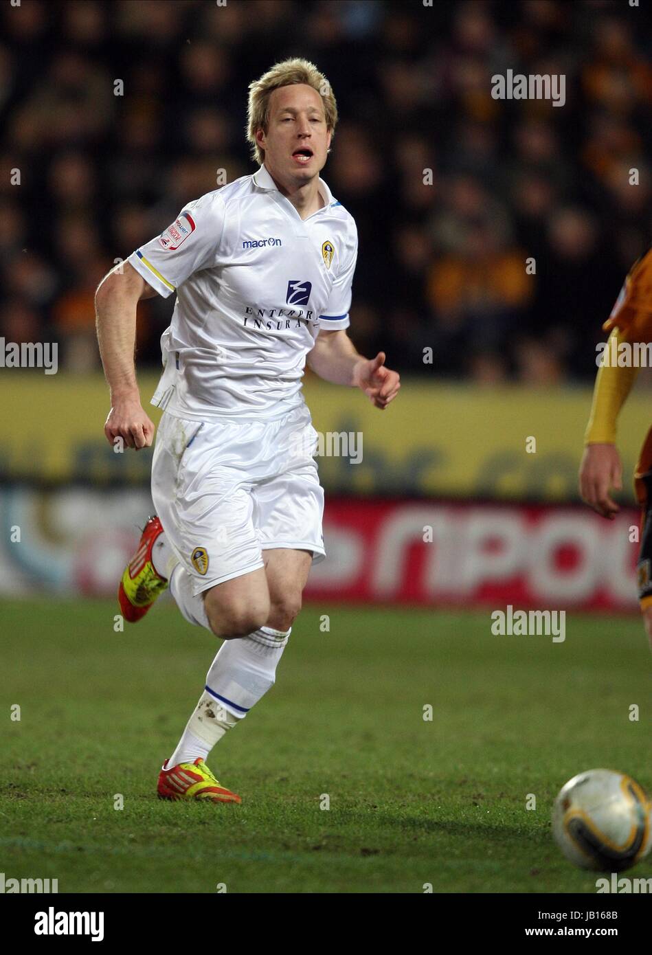LUCIANO BECCHIO LEEDS UNITED FC LEEDS UNITED FC KC STADIUM HULL ENGLAND ...