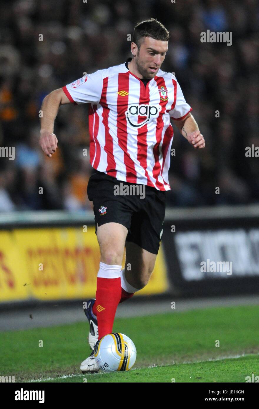 RICKIE LAMBERT SOUTHAMPTON FC SOUTHAMPTON FC KC STADIUM HULL ENGLAND 20 ...