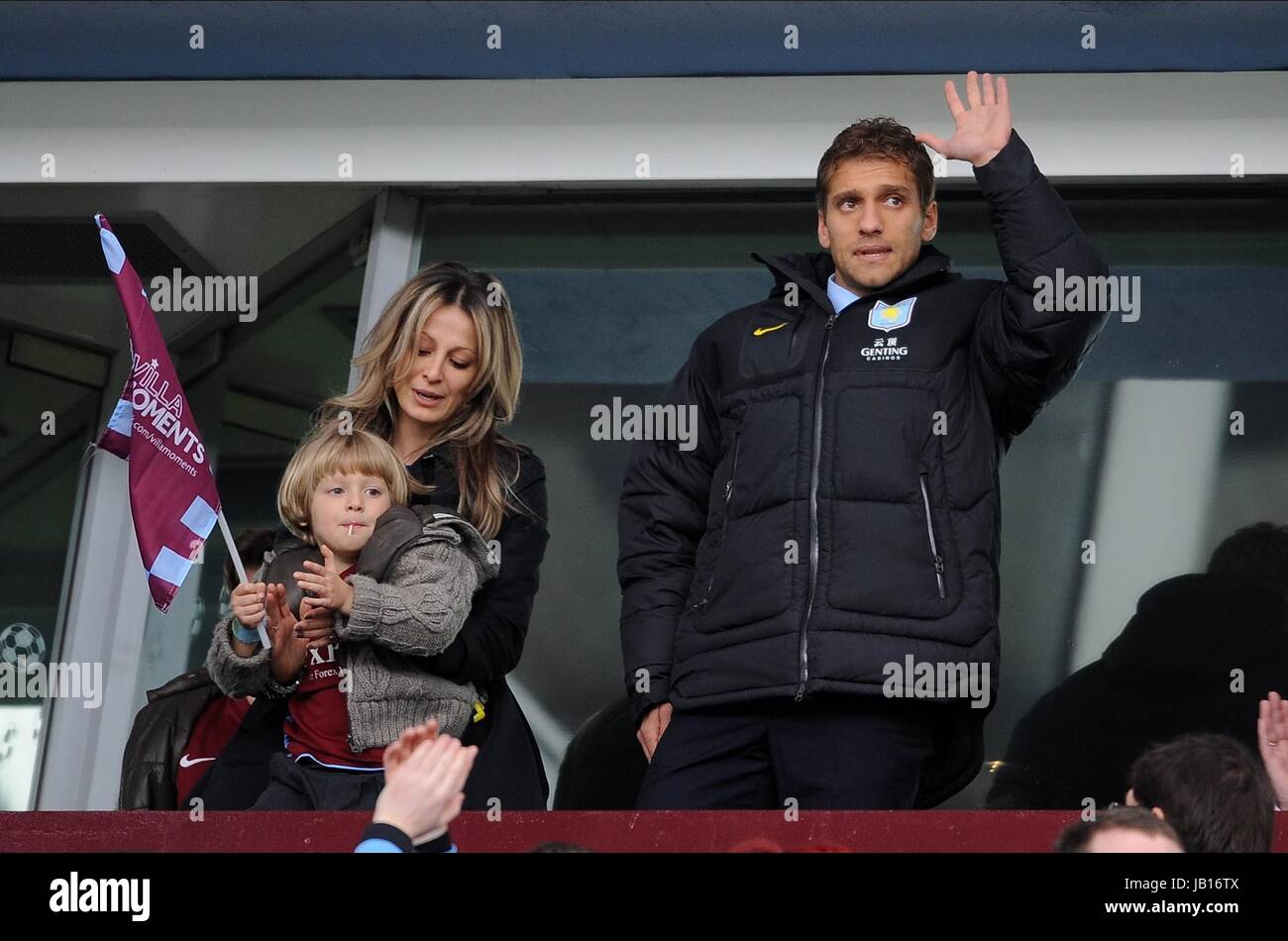 STILIYAN PETROV FAMILY THANK ASTON VILLA V CHELSEA ASTON VILLA V ...
