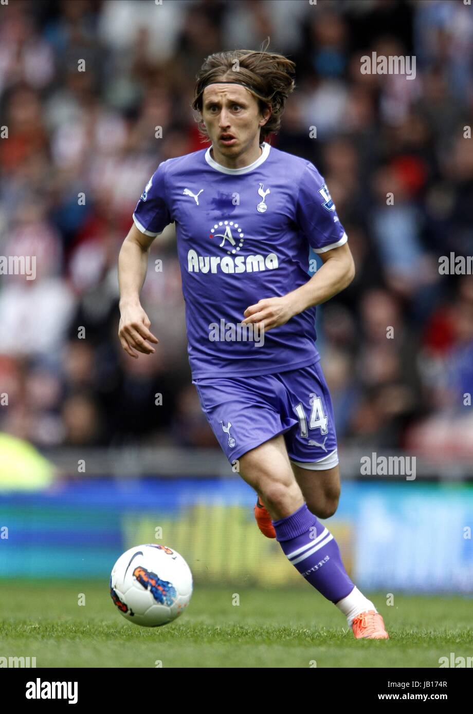 LUCA MODRIC SUNDERLAND V SPURS FC STADIUM OF LIGHT SUNDERLAND ENGLAND ...