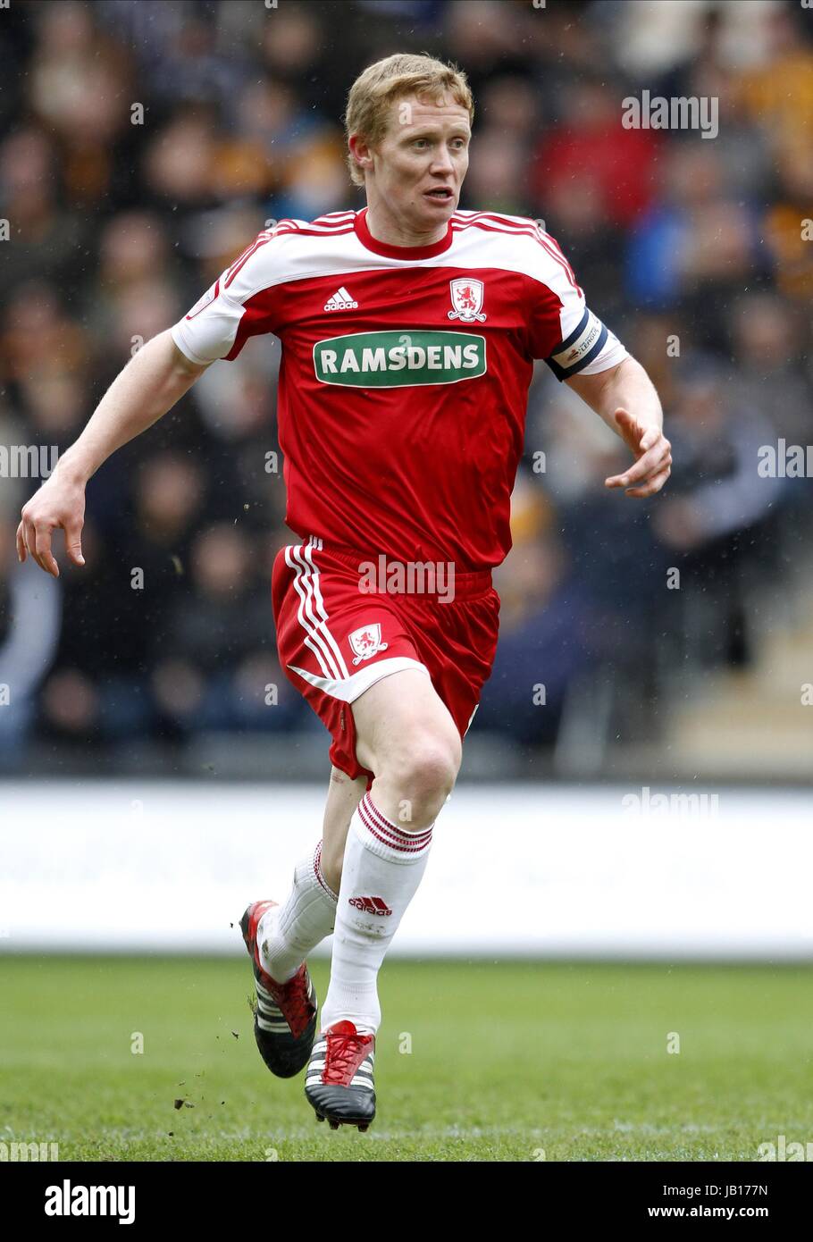 BARRY ROBSON MIDDLESBROUGH FC MIDDLESBROUGH FC KC STADIUM HULL ENGLAND ...