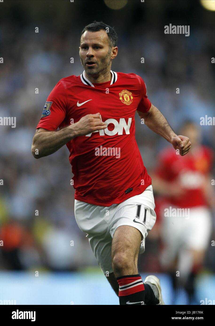 RYAN GIGGS MANCHESTER UNITED FC ETIHAD STADIUM MANCHESTER ENGLAND 30 ...