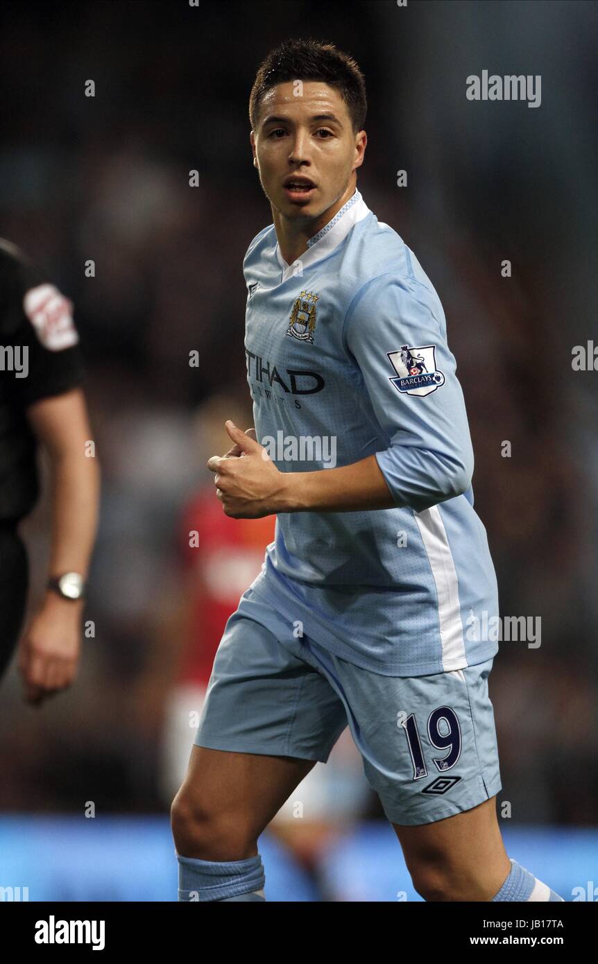 SAMIR NASRI MANCHESTER CITY FC ETIHAD STADIUM MANCHESTER ENGLAND 30 ...