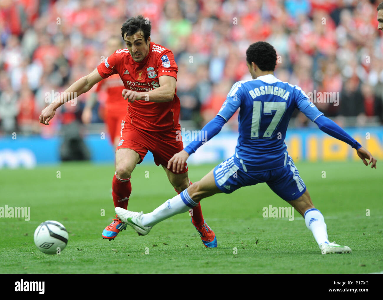 JOSE ENRIQUE & JOSE BOSINGWA CHELSEA V LIVERPOOL WEMBLEY STADIUM LONDON ...