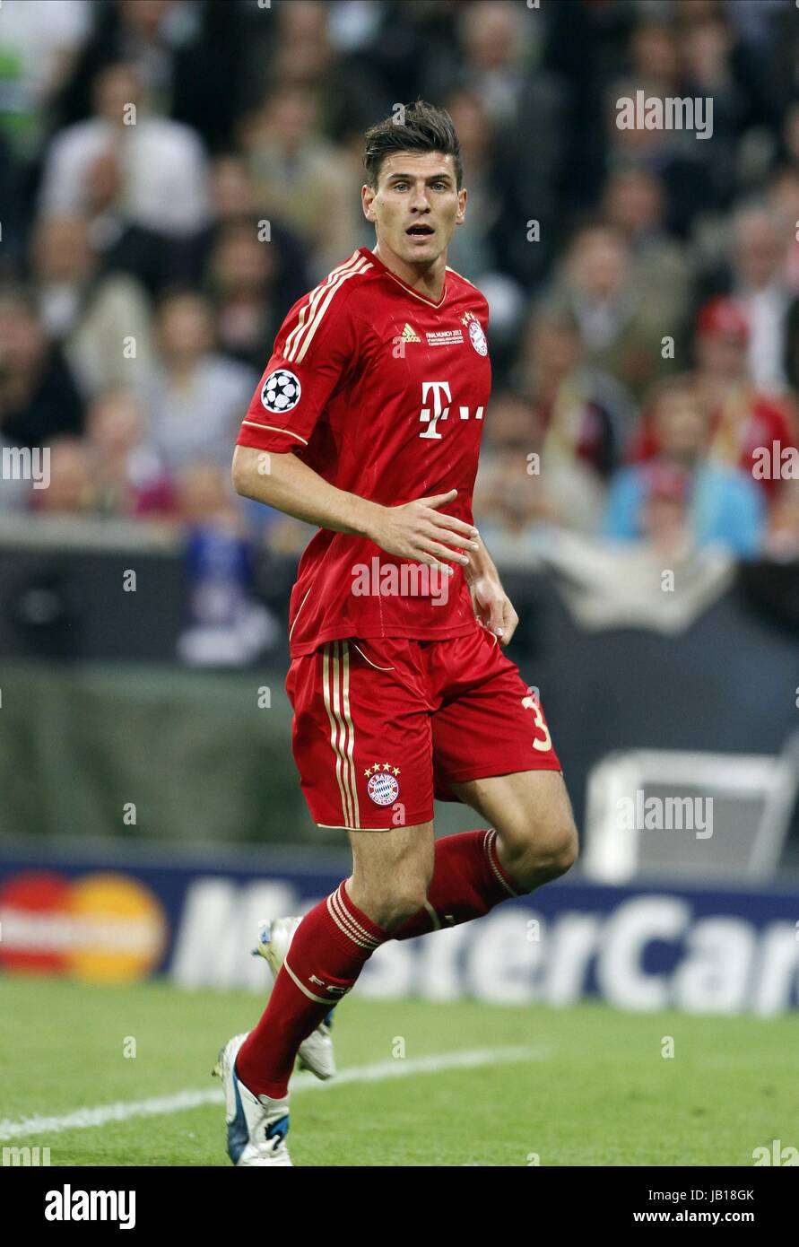 MARIO GOMEZ BAYERN MUNICH ALLIANZ ARENA MUNICH GERMANY 19 May 2012 ...