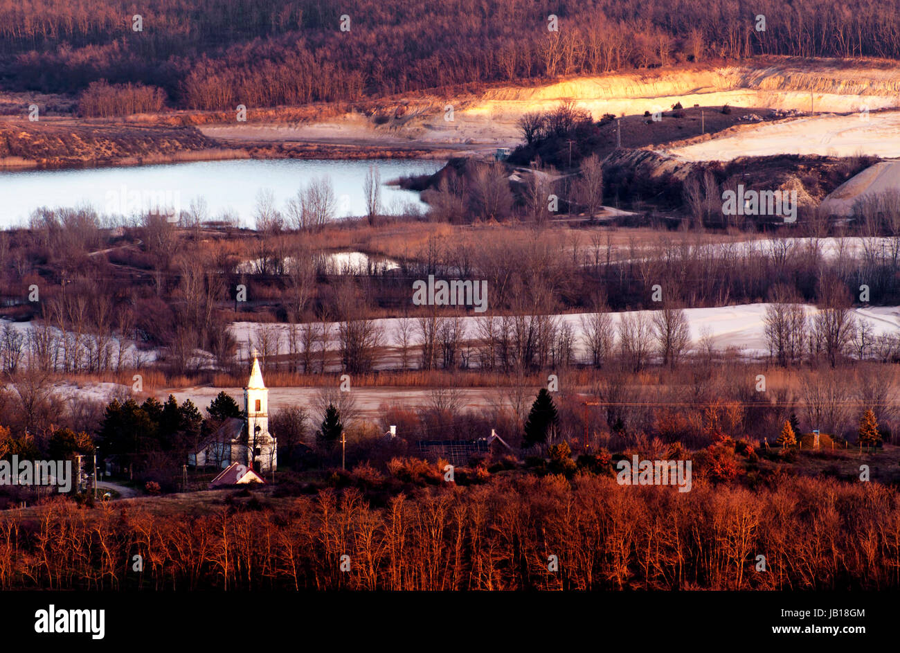 market town mine Stock Photo - Alamy