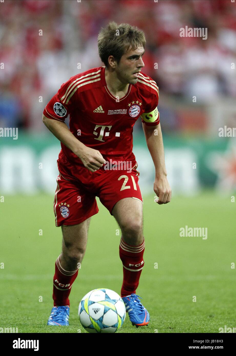 PHILIPP LAHM BAYERN MUNICH ALLIANZ ARENA MUNICH GERMANY 19 May 2012 ...