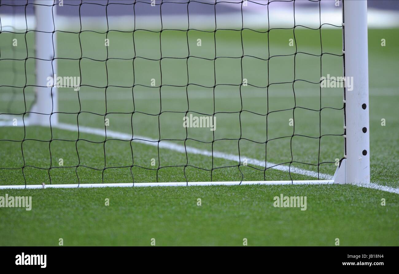 GOAL LINE AT WEMBLEY STADIUM ENGLAND V BELGIUM WEMBLEY STADIUM LONDON ...