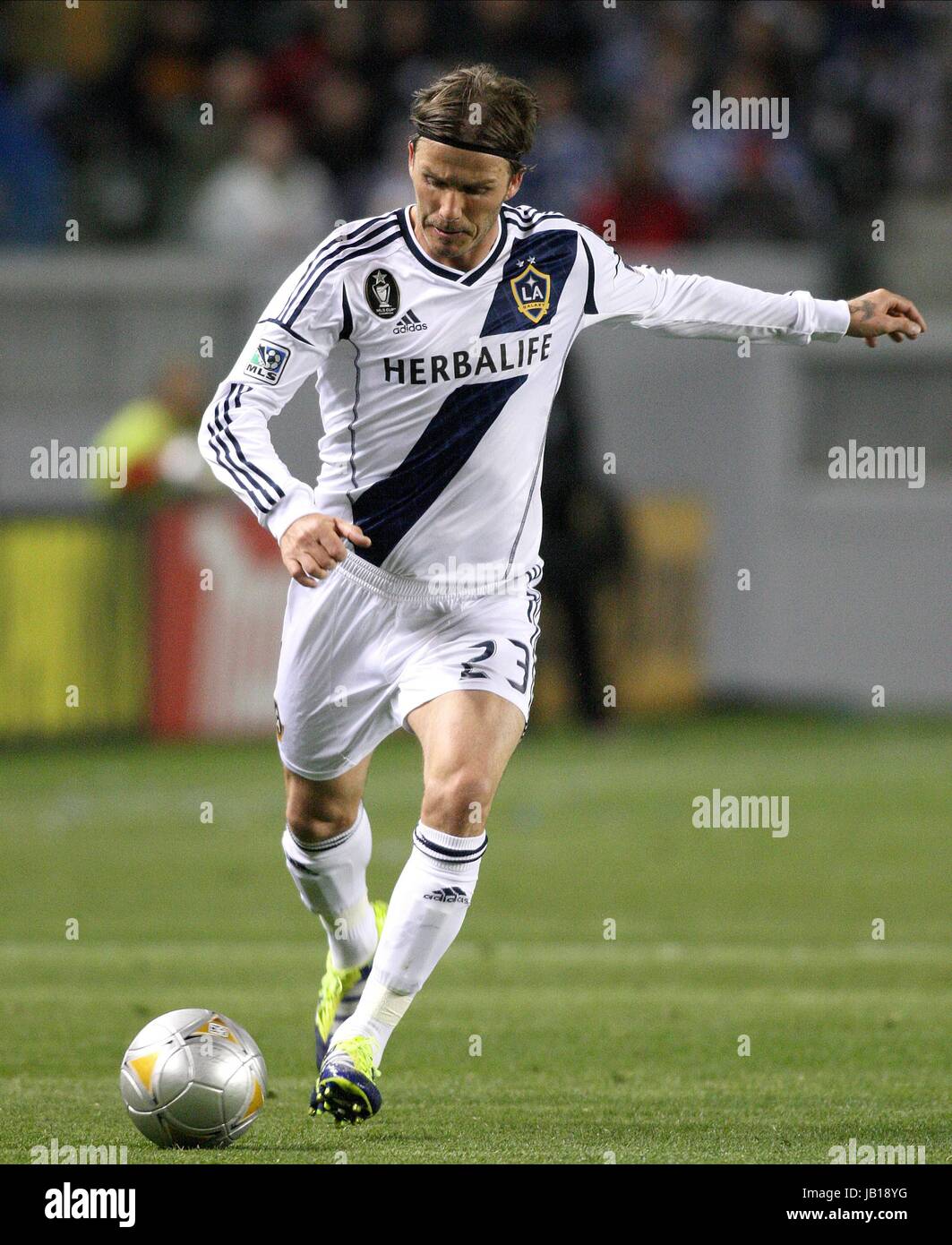 DAVID BECKHAM LA GALAXY CARSON LOS ANGELES CALIFORNIA USA 10 March 2012 ...