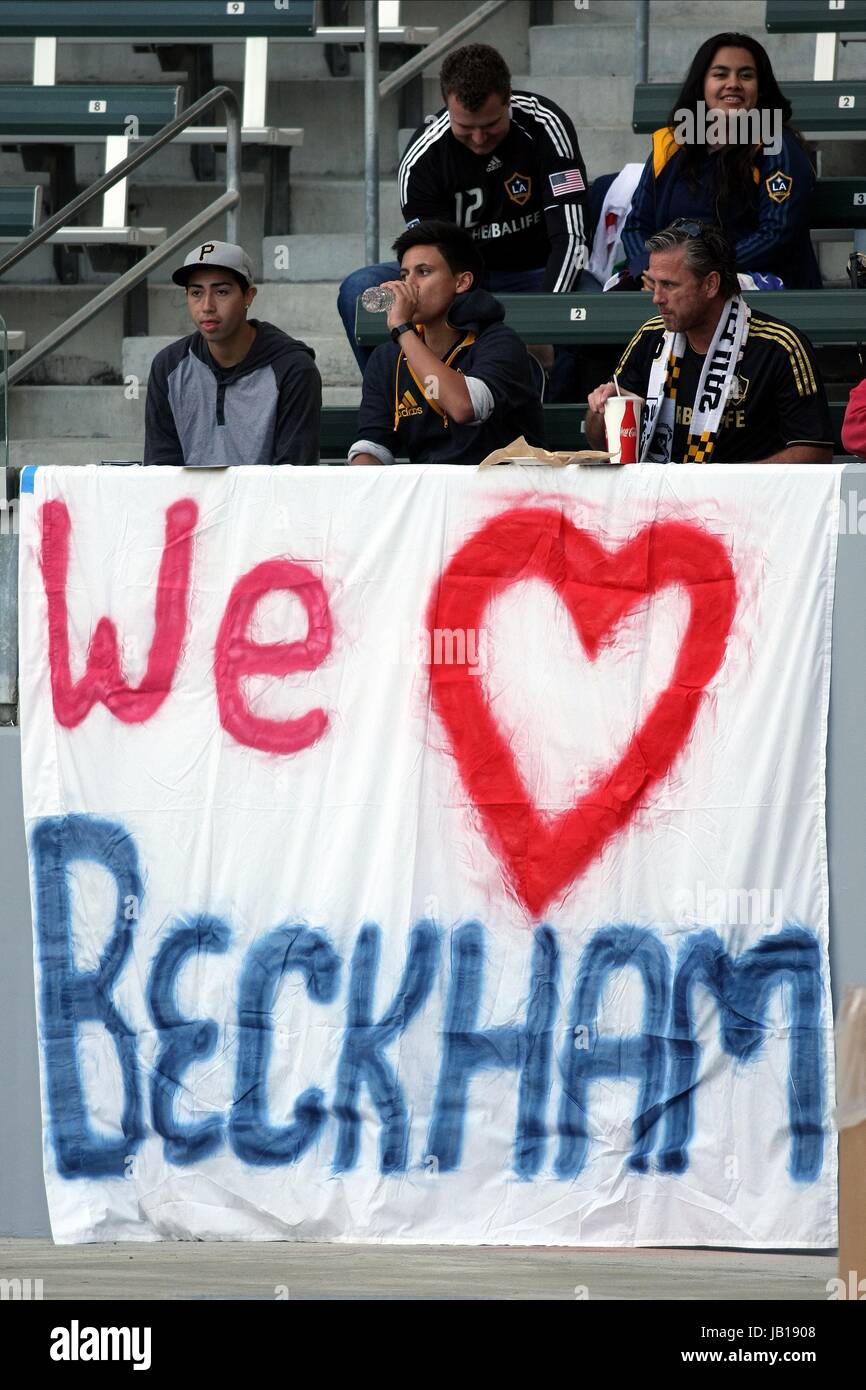 La galaxy football fans beckham hi-res stock photography and images - Alamy