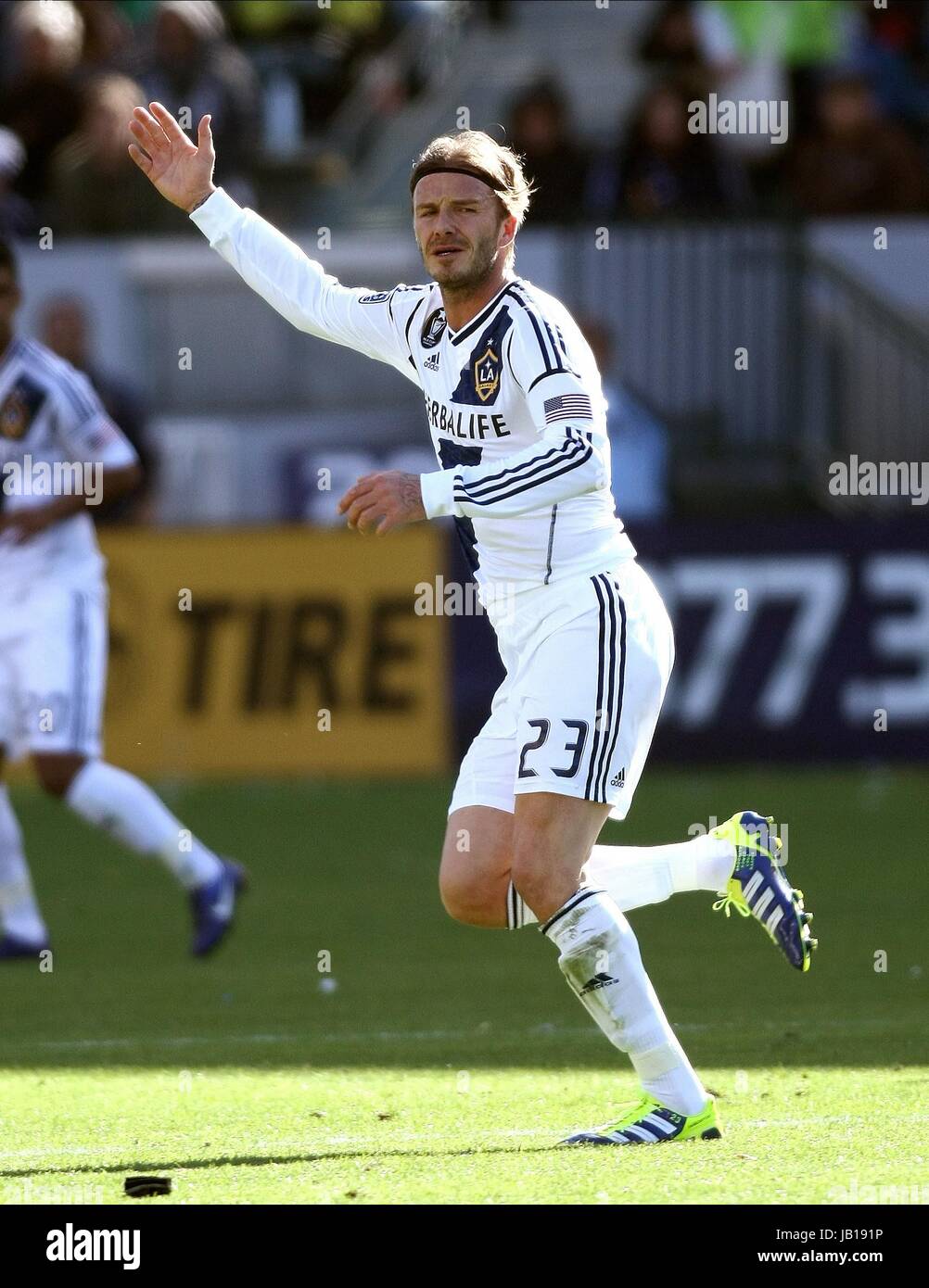 DAVID BECKHAM LA GALAXY CARSON LOS ANGELES CALIFORNIA USA 18 March 2012 ...