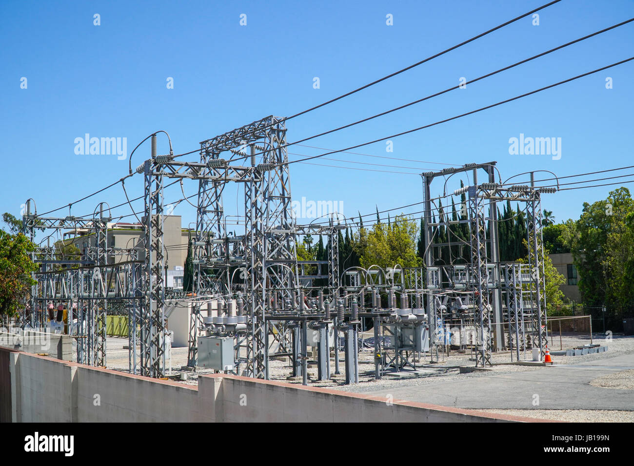 Electric power transformation substation in Beverly Hills - LOS ANGELES ...