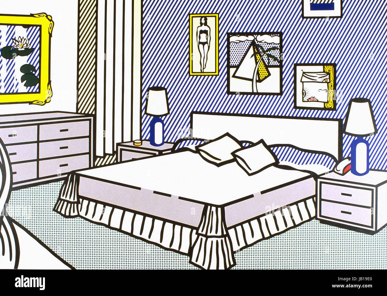 Roy lichtenstein pop art painting hi-res stock photography and images ...