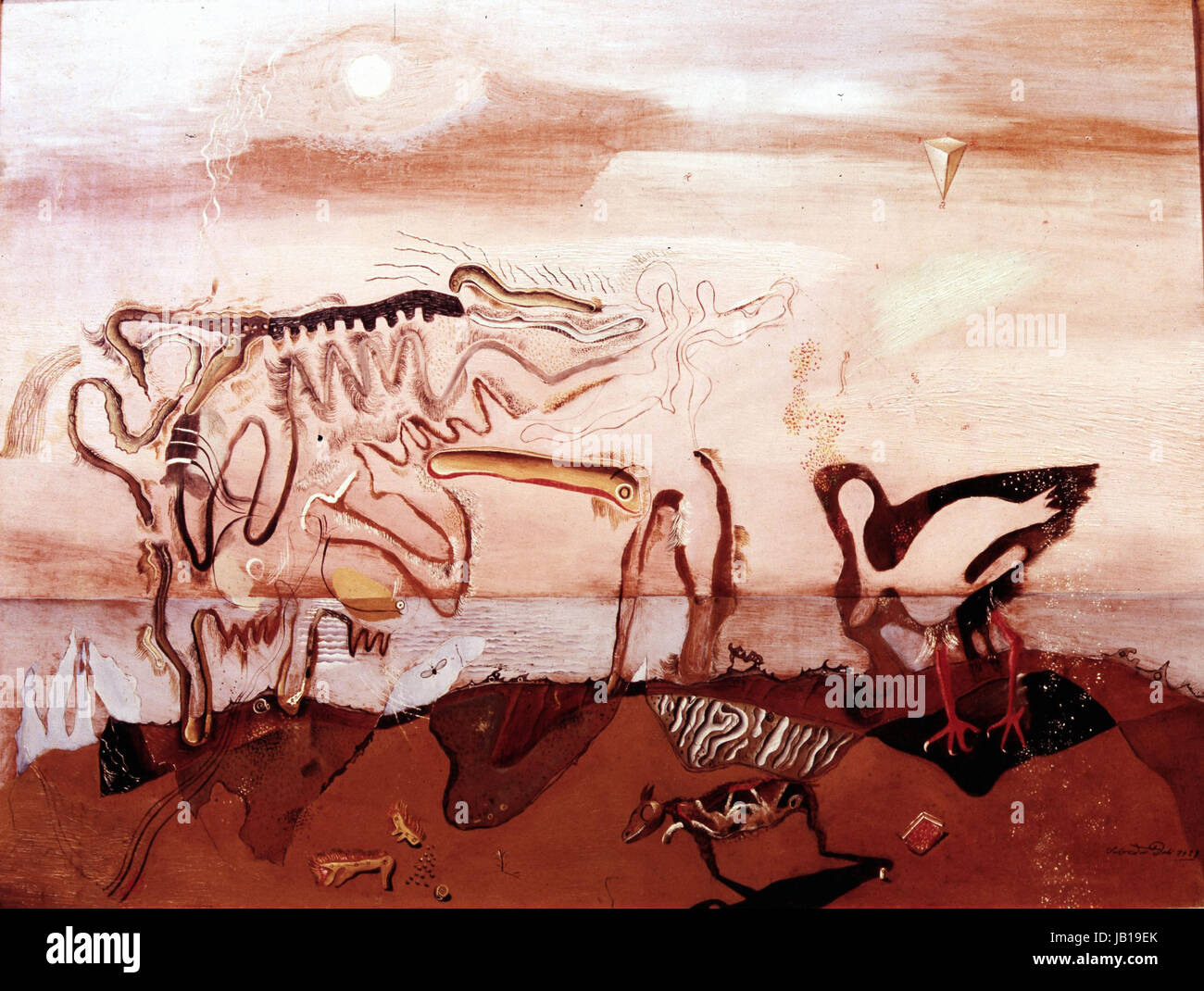 Salvador Dali - The spectral cow 1928 Stock Photo - Alamy