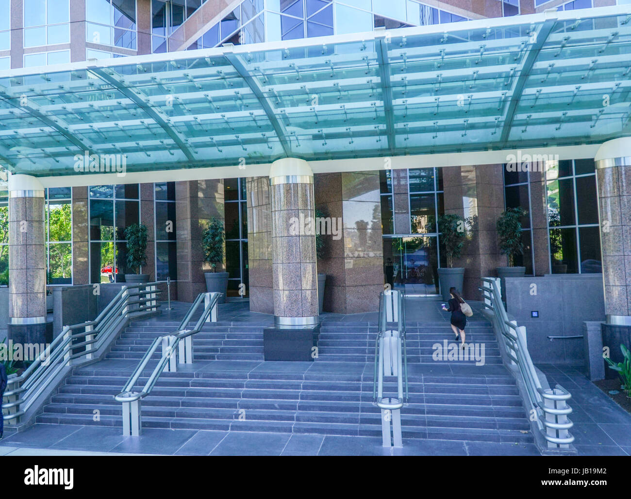Entrance of Fox Plaza Building in Los Angeles - LOS ANGELES ...