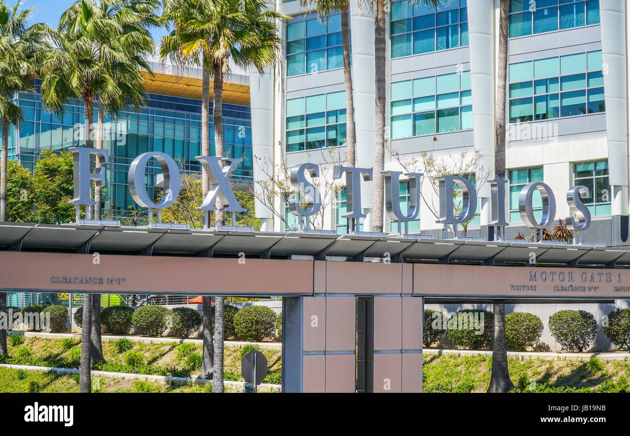 Famous Fox Studios in Century City Los Angeles - LOS ANGELES ...