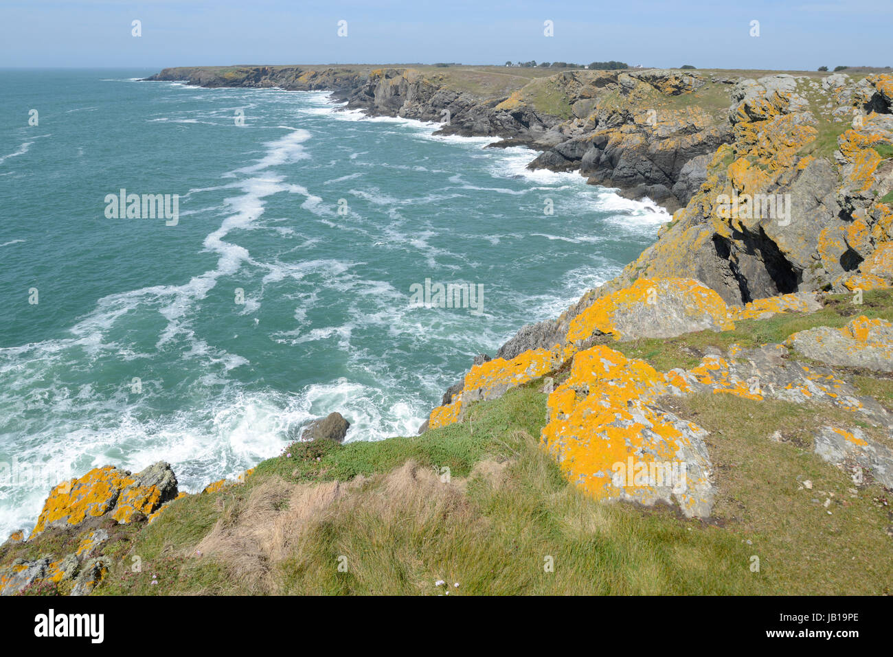 Ile de Groix, Bretagne, trou de l'enfer, ile de groix, insel, Bretagne ...