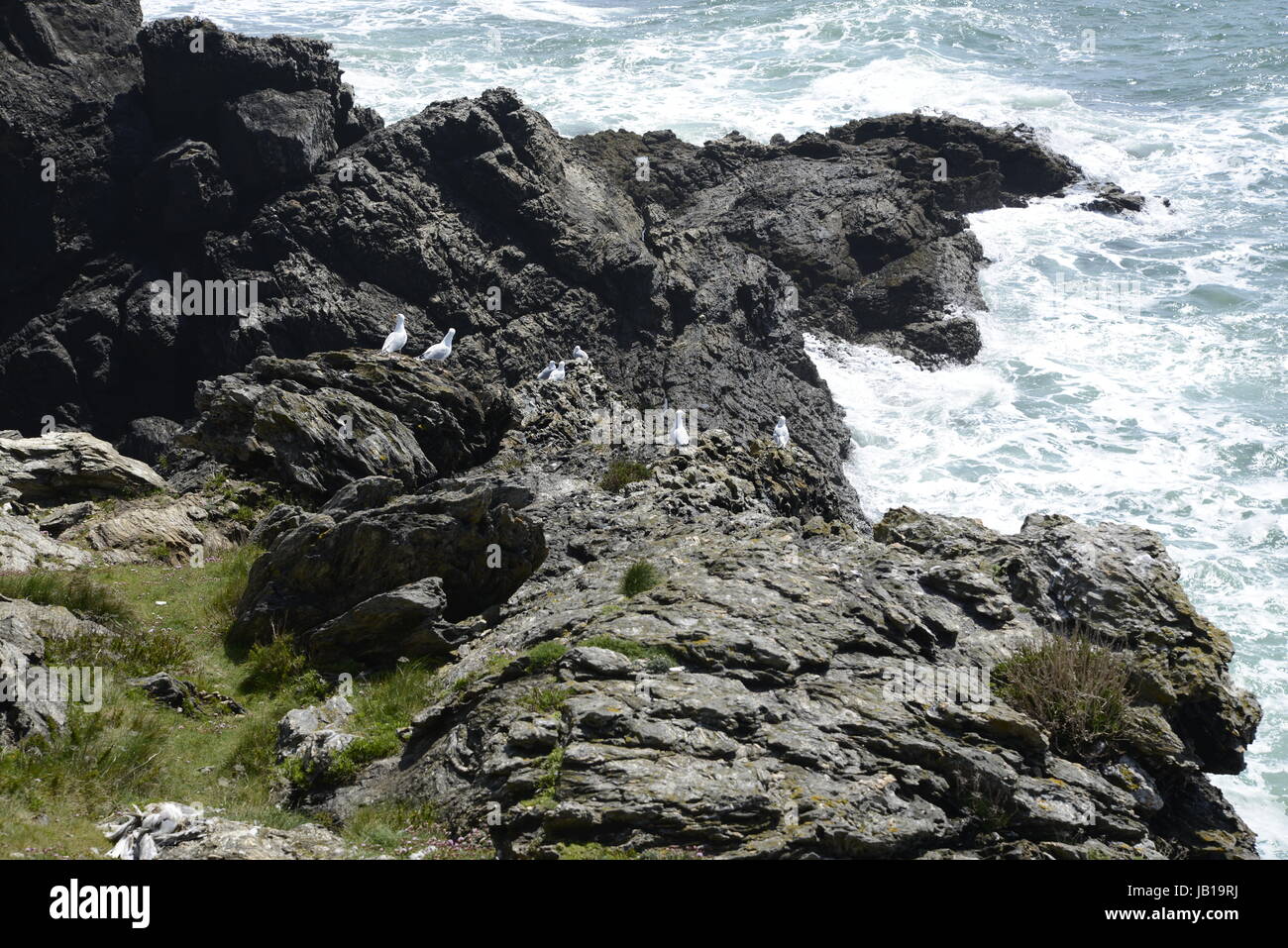 Ile de Groix, Bretagne, trou de l'enfer, ile de groix, insel, Bretagne ...