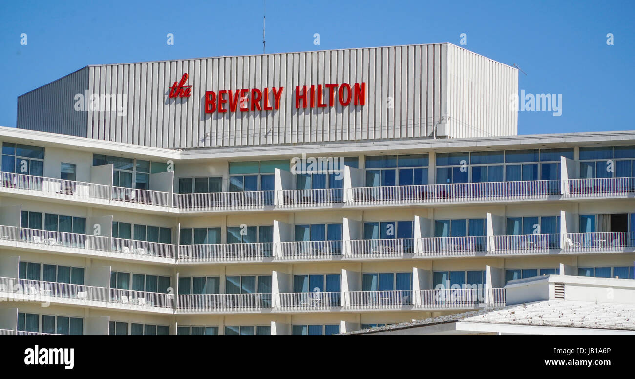 The Beverly Hilton Hotel in Beverly Hills - LOS ANGELES - CALIFORNIA ...