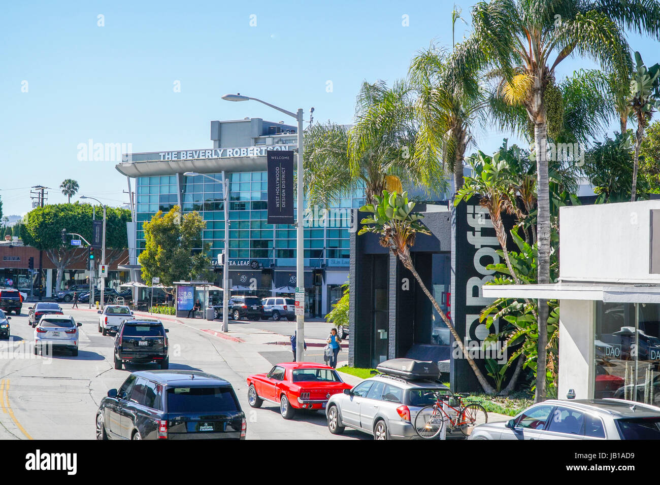 Beverly Hills street view with the Beverly Robertson Building - LOS ...