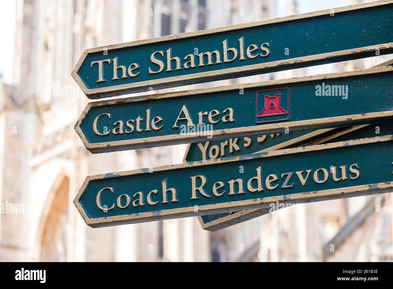 Signpost the shambles hi-res stock photography and images - Alamy
