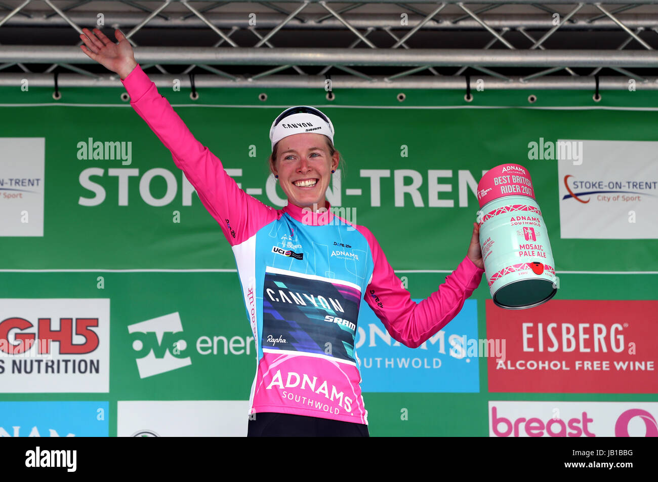 Hannah Barnes of Canyon//SRAM following Stage Two of the Women's Tour ...
