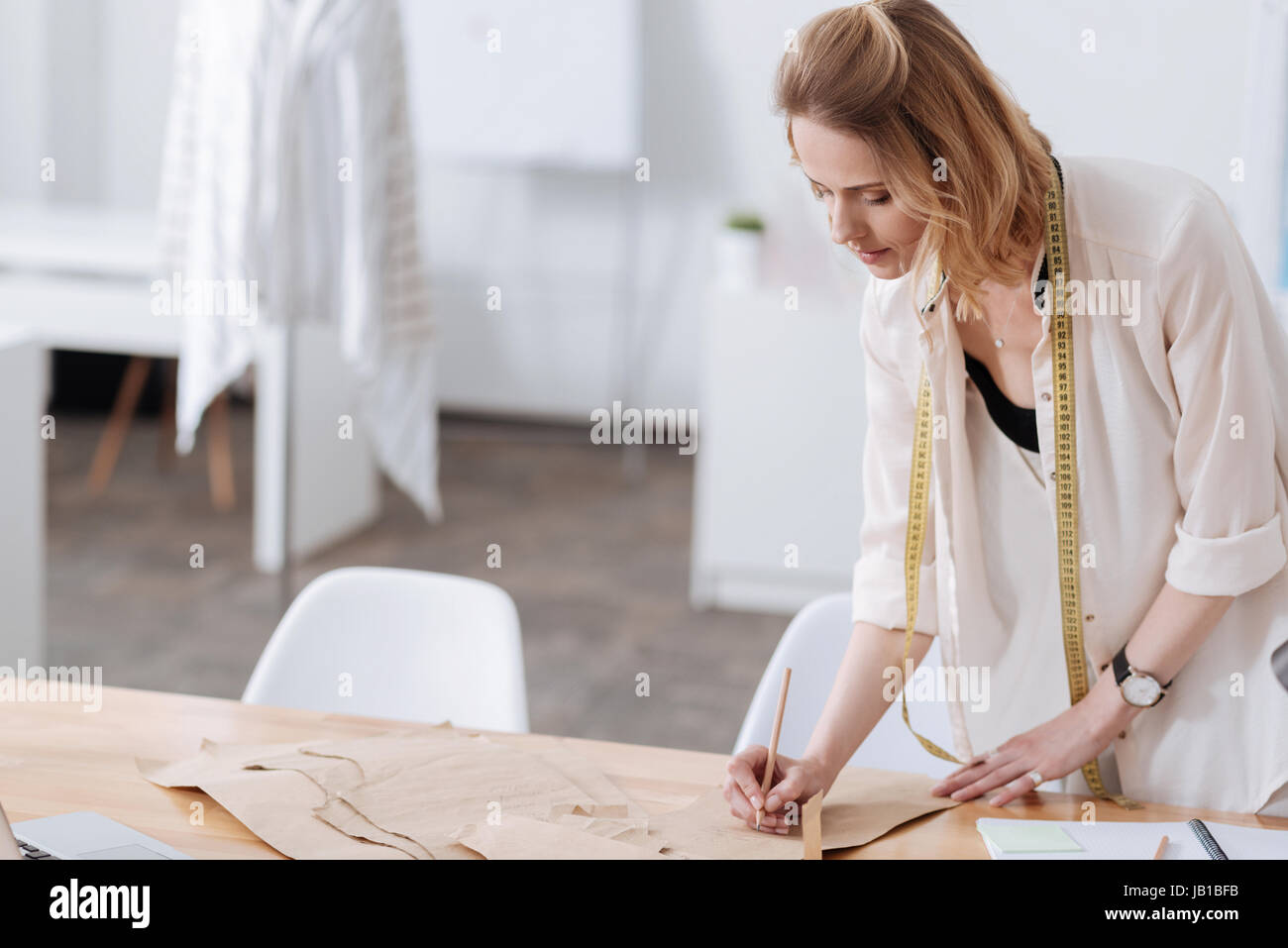 Woman working on patterns hi-res stock photography and images - Alamy