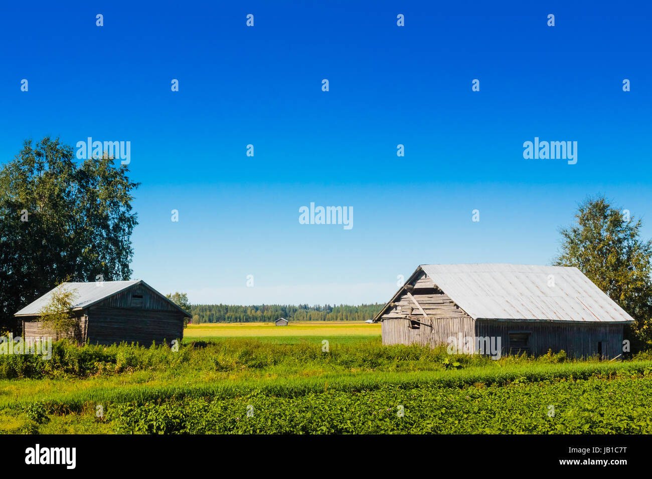 Old barns on fields hi-res stock photography and images - Alamy