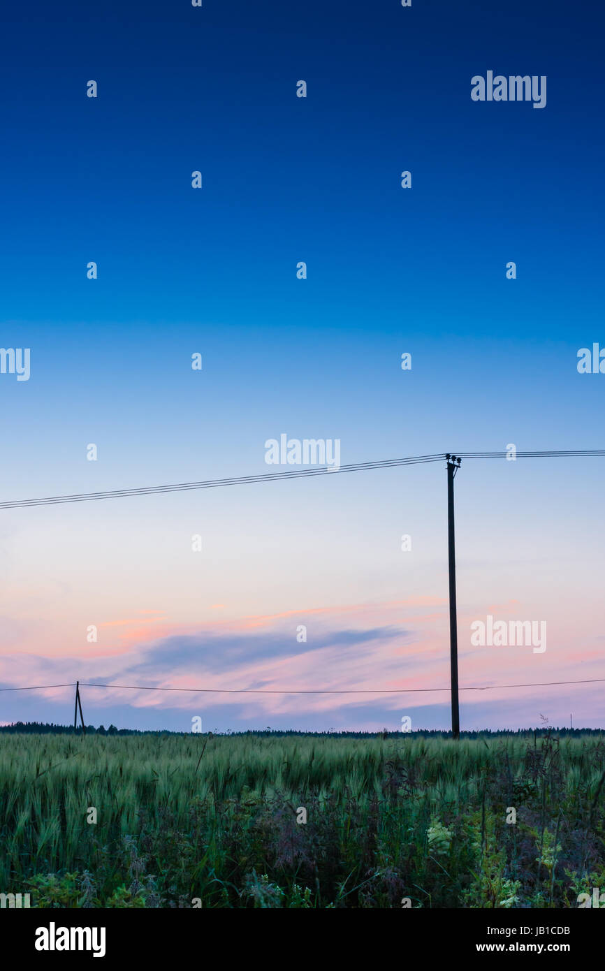 Old telephone lines hi-res stock photography and images - Alamy