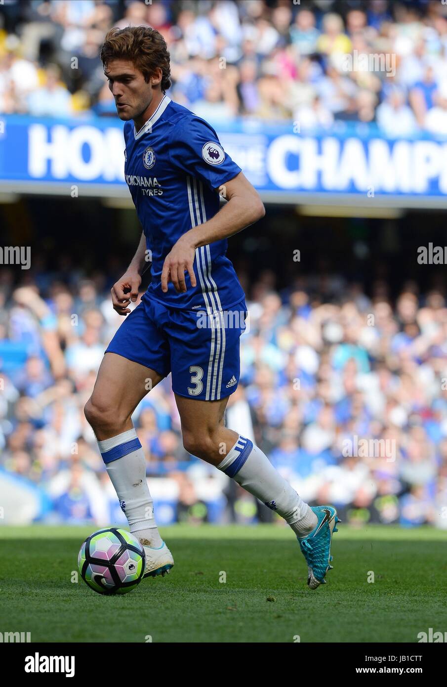 MARCOS ALONSO OF CHELSEA CHELSEA V SUNDERLAND STAMFORD BRIDGE STADIUM ...