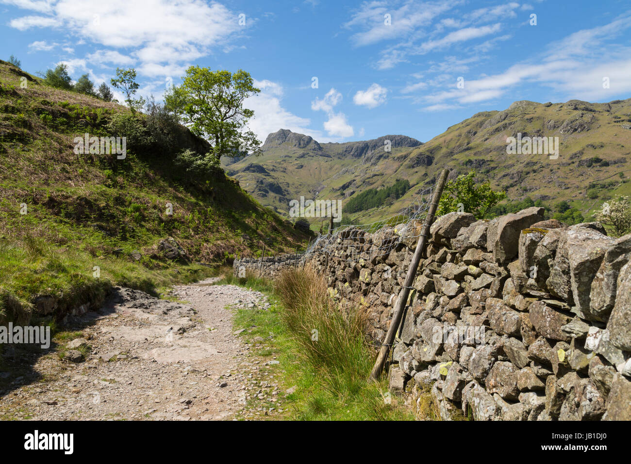 The stunning Langdale Valley in the Lake District Stock Photo - Alamy