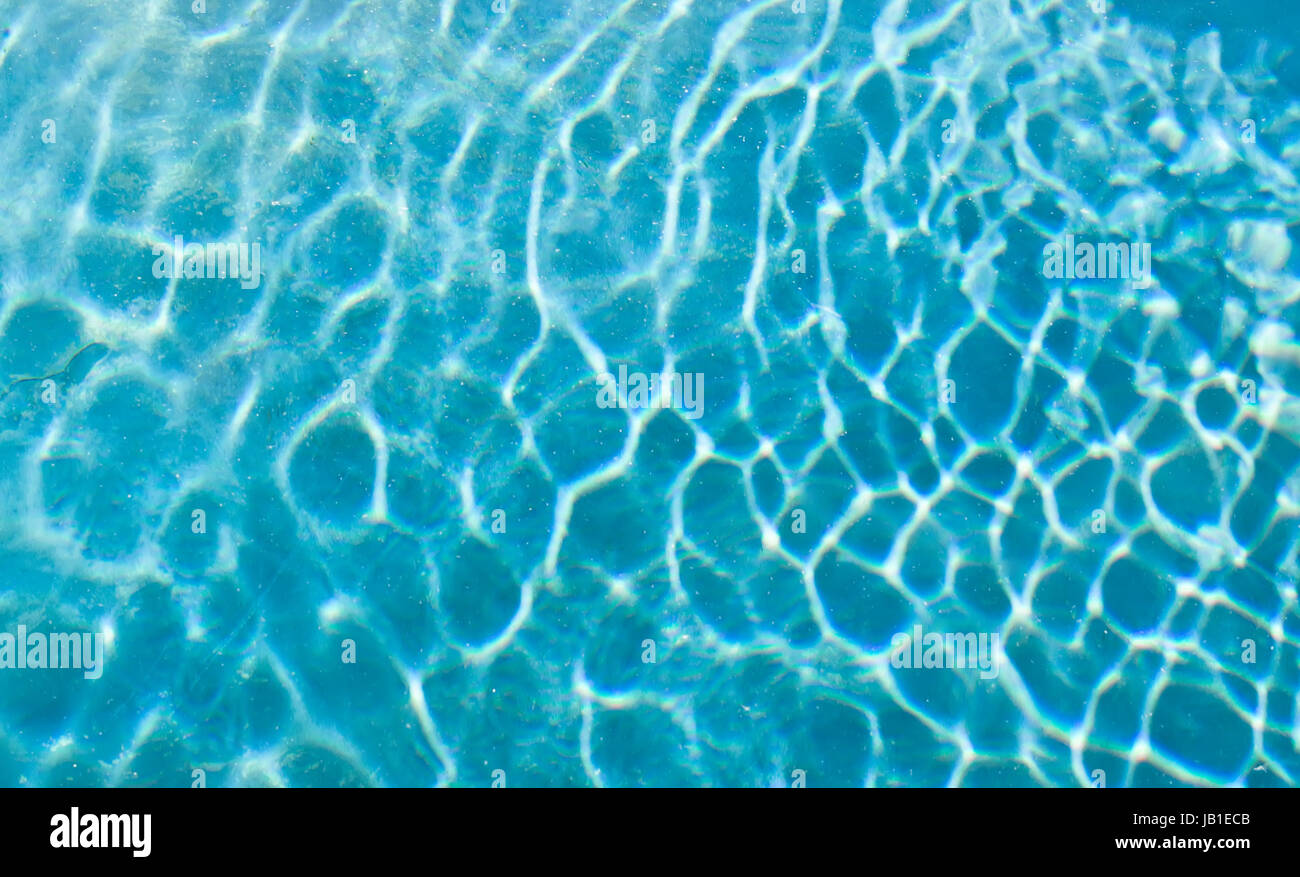 Blue and transparent sea water texture pattern Stock Photo - Alamy