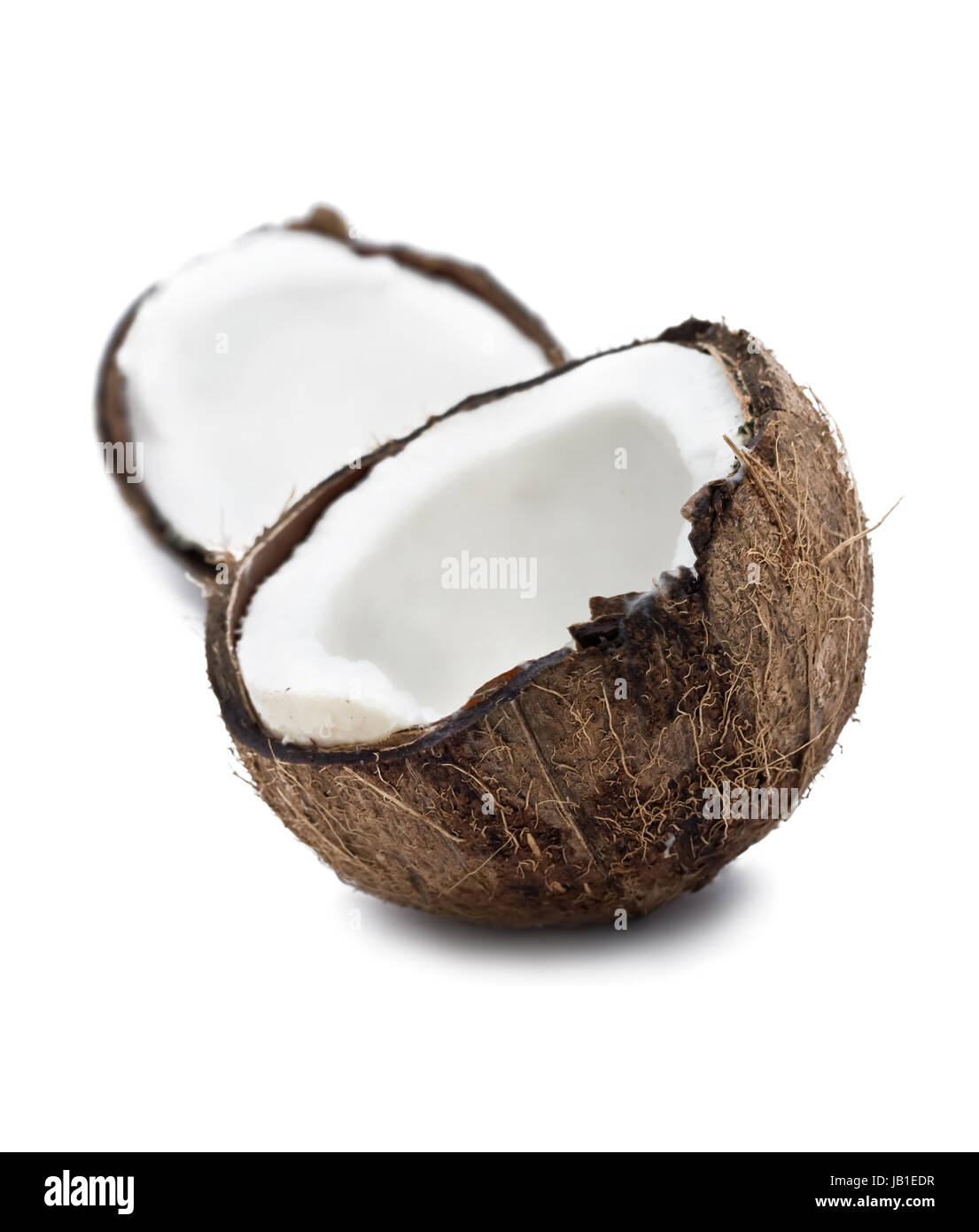 Perfect fresh coconut isolated on white background Stock Photo - Alamy