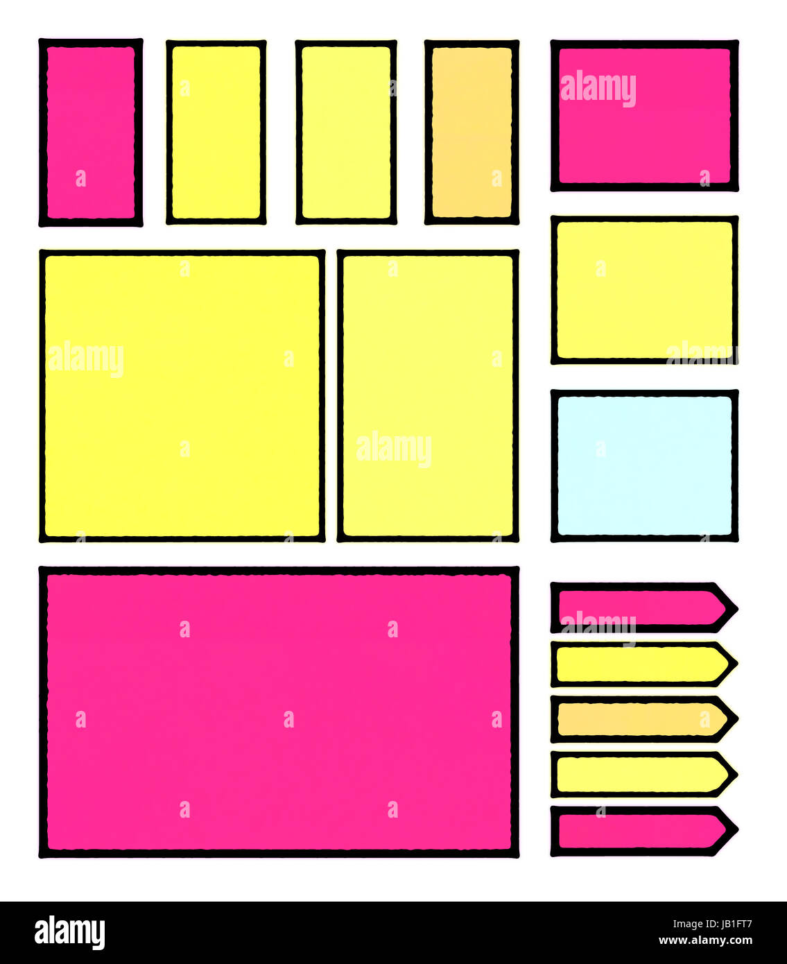 Random colorful blocks abstract background Stock Photo - Alamy