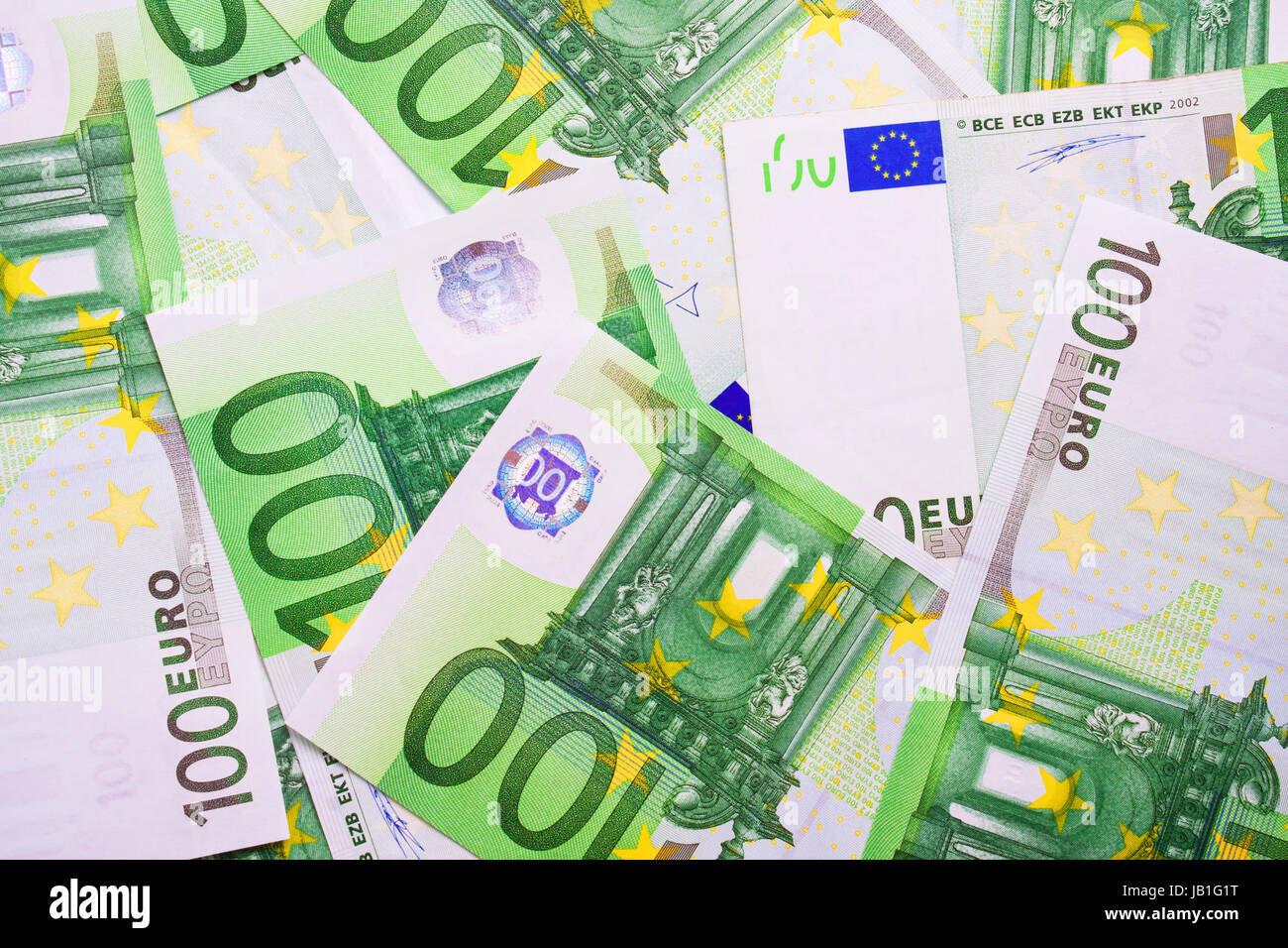 Many euro banknotes making european currency background Stock Photo - Alamy