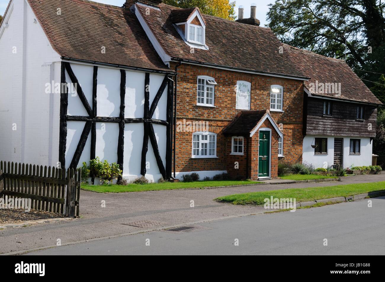 Vine Cottage, Great Offley, Hertfordshire, is an ancient dwelling which ...