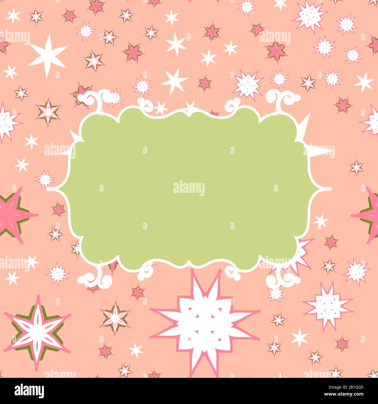 Pink Label Frame Clip Art