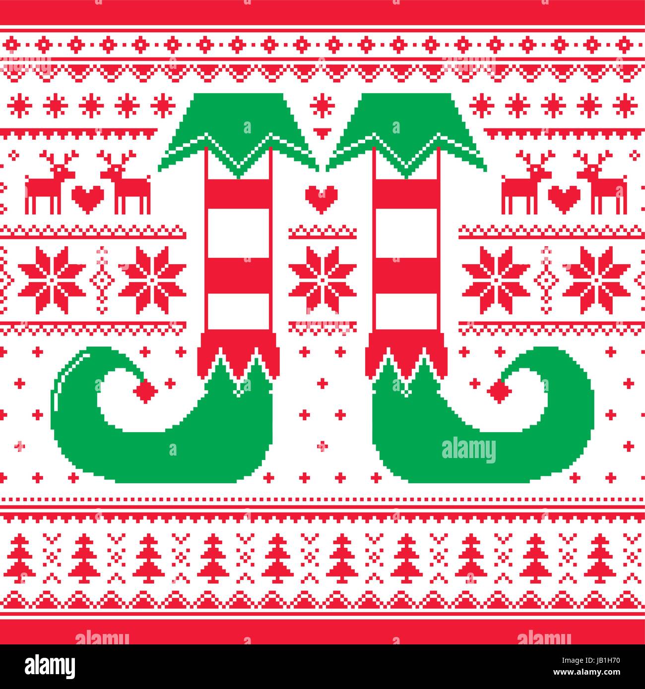 Elf jumper Stock Vector Images - Alamy