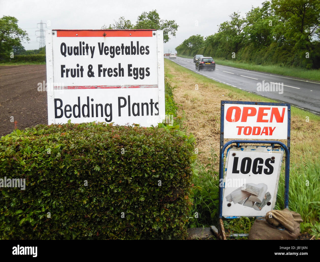 Stockton on tees road sign hi-res stock photography and images - Alamy