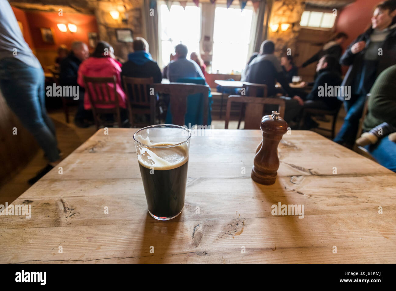 The Ship Inn pub, Low Newton by the Sea, Northumberland, UK Stock Photo ...