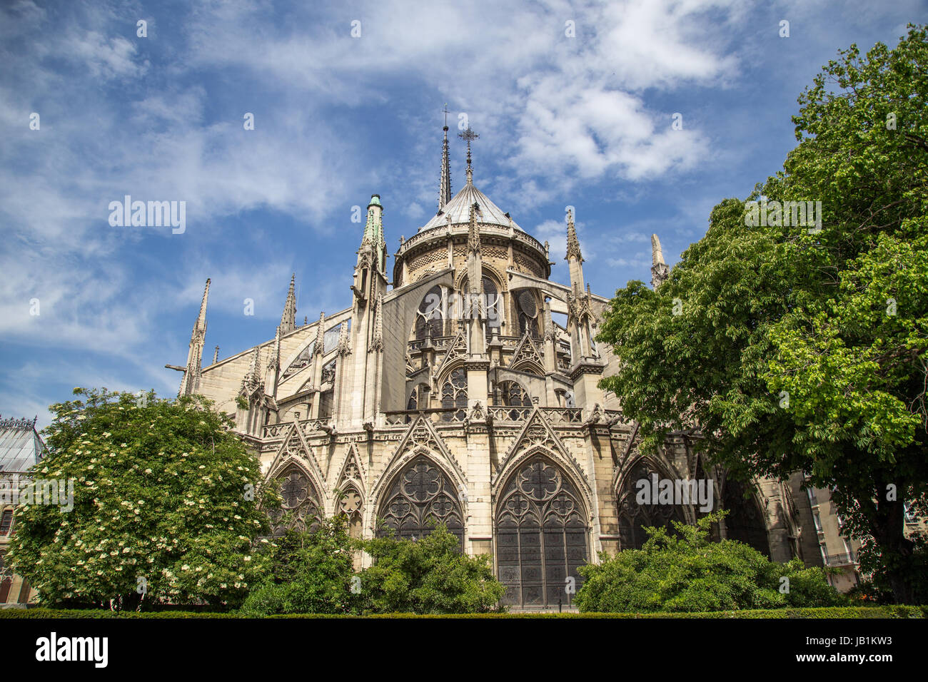 Notre dame back hi-res stock photography and images - Alamy