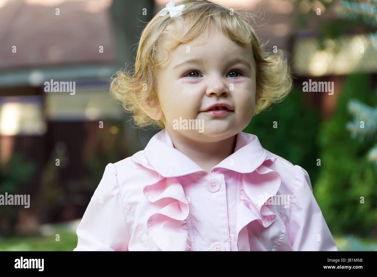 Image of the beautiful cute infant girl Stock Photo - Alamy