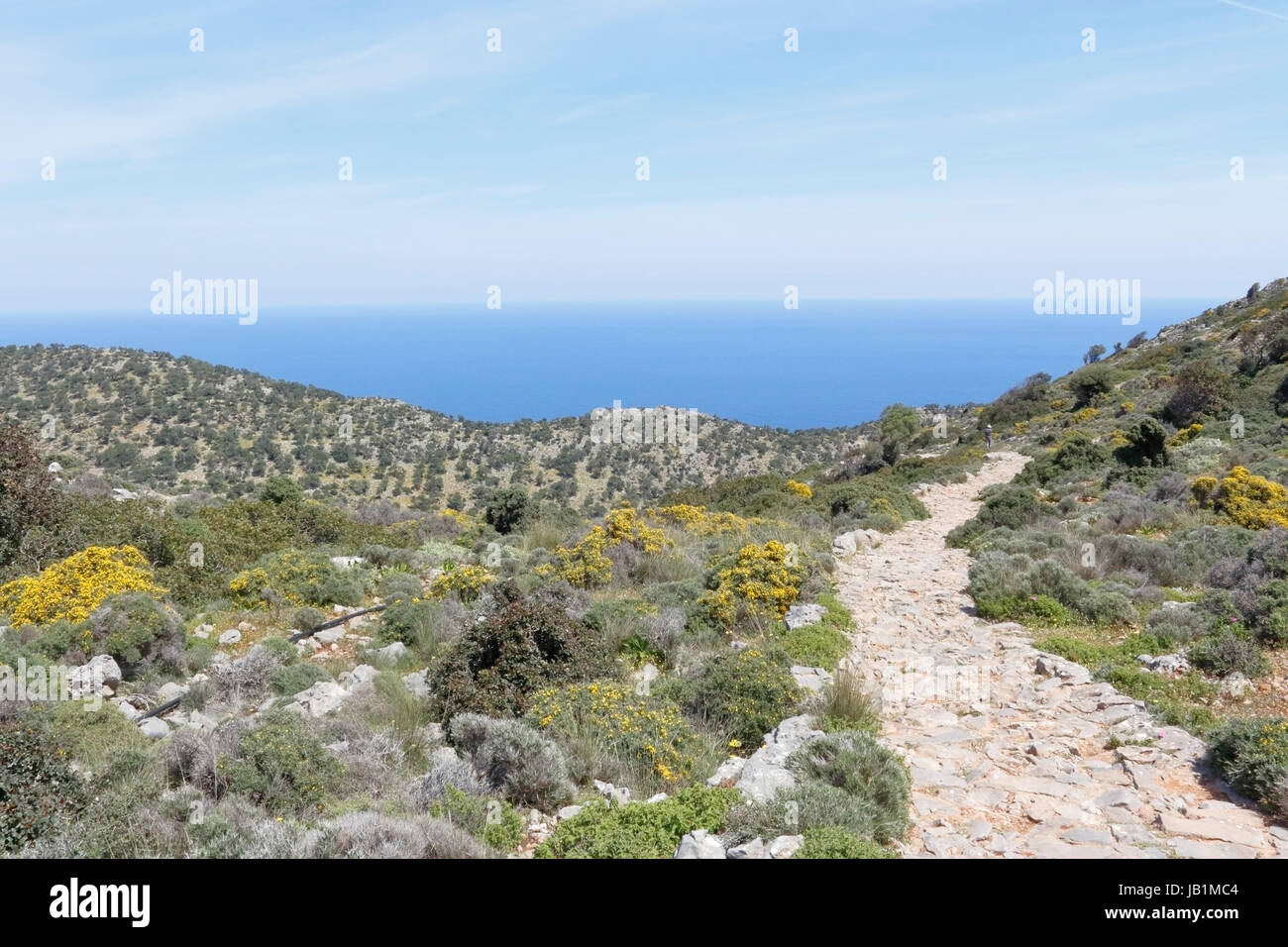 view of landscape of Akrotiri peninsula, Crete, Greece Stock Photo - Alamy
