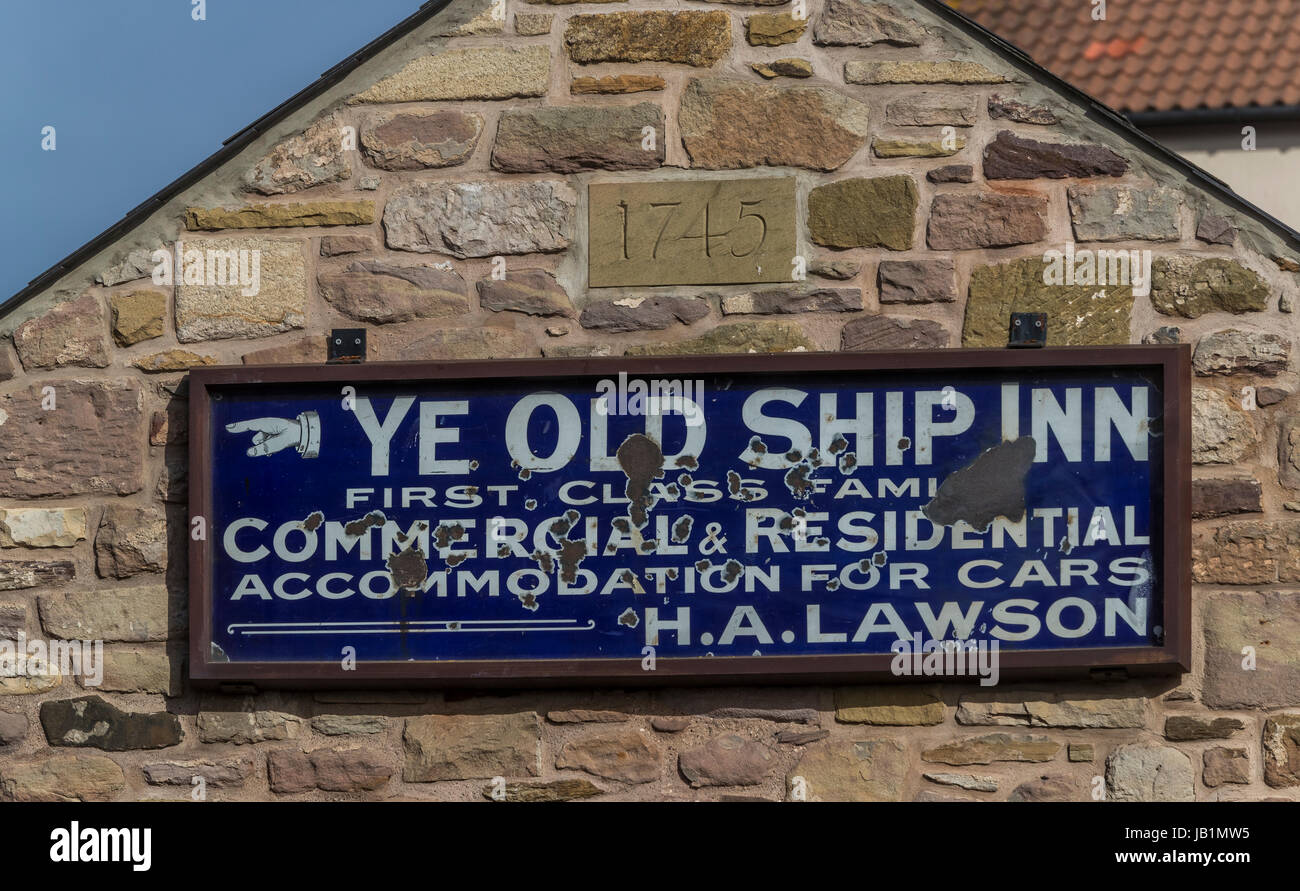 The Old Ship Hotel, Seahouses, Northumberland UK Stock Photo - Alamy