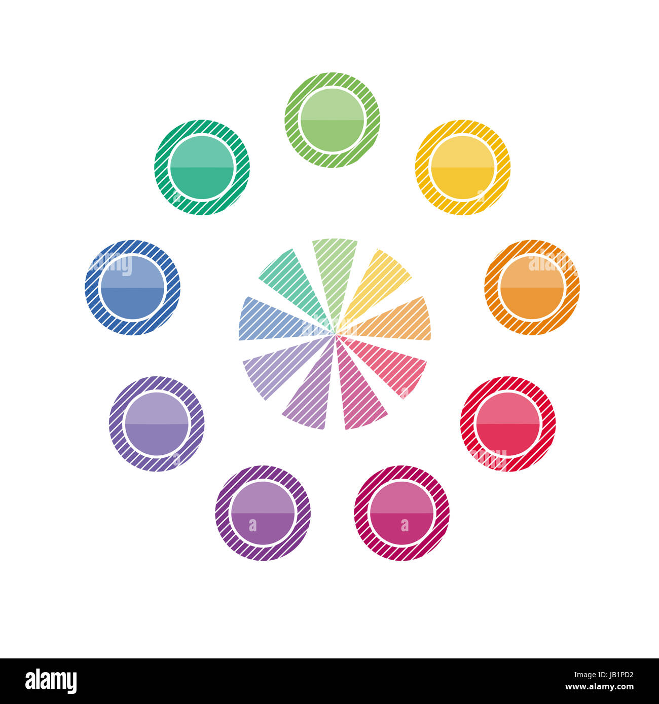 Time line infographic Cut Out Stock Images & Pictures - Alamy